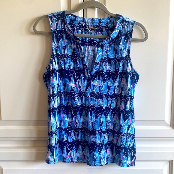 Lilly Pulitzer | Tops | Lilly Pulitzer Blouse Worn Less Than 5 Times ...